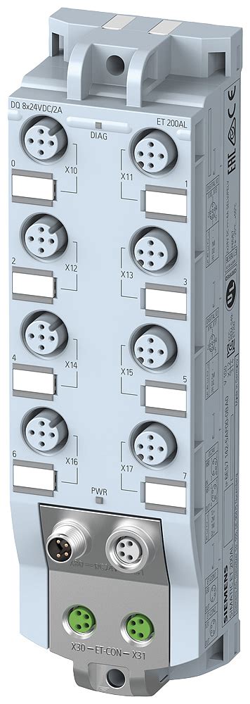 6es71425af000ba0 Simatic Et 200al Dq 8x24vdc 2a 8xm12 Rk Controls