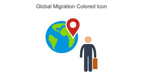 Global Migration Colored Icon In Powerpoint Pptx Png And Editable Eps