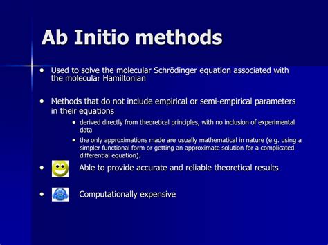Ppt Calculation Of Molecular Structures And Properties Powerpoint Presentation Id9336724