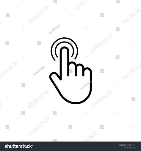 Click Cursor Set Computer Pointer Hand Stock Vector Royalty Free