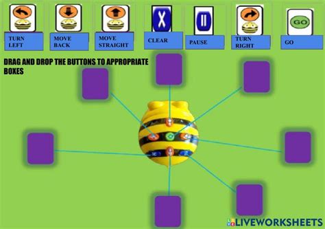 Bee Bots Buttons Free Interactive Worksheets 1861393 Bee Bots Buttons Free Interactive Worksheets 1861393