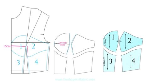 Printable Sweetheart Bodice Pattern
