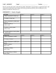 Lab Density Tables Pdf LAB DENSITY Name Section Record Your Data And Results In The