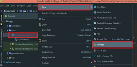 Tutorial Membuat Base Activity Android Menggunakan Bahasa Pemrogramman