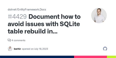 Document How To Avoid Issues With Sqlite Table Rebuild In Migrations
