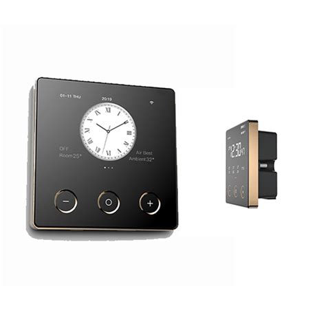 Z Wave Smart Thermostat Pir Sensor 3 5 Inch Touchscreen And Remote