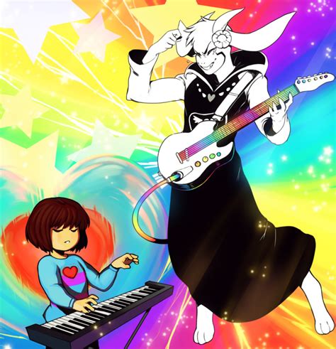 Safebooru 1other Ambiguous Gender Asriel Dreemurr Brown Hair Closed