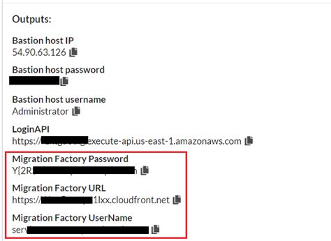 Configure Migration Factory Workshop