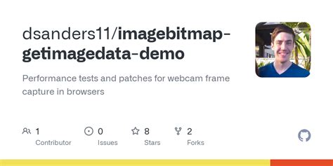 GitHub Dsanders Imagebitmap Getimagedata Demo Performance Tests And Patches For Webcam