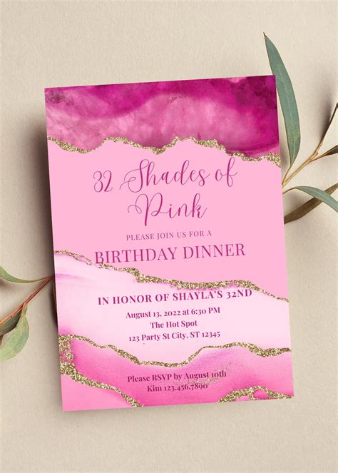 Shades Of Pink Birthday Party At Mickey Munos Blog