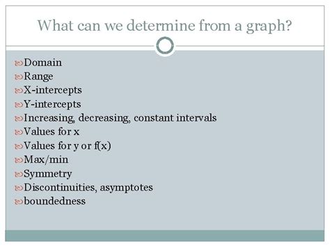 Functions And Graphs Chapter 1 Section 2 Increasing