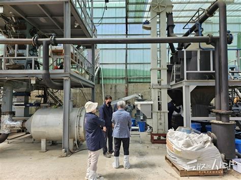 가축분뇨 이용한 바이오차 생산 실증 현장 다녀왔다