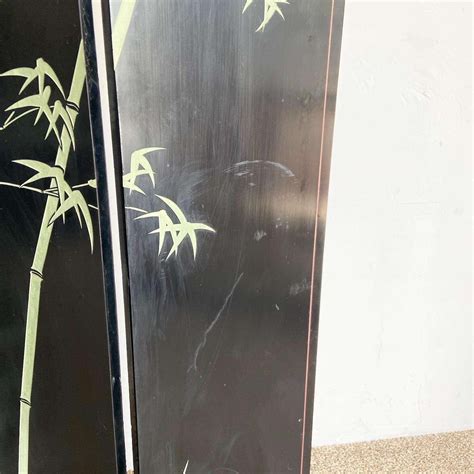 Chinese Hand Carved And Painted Room Divider 3 Panels For Sale At 1stdibs
