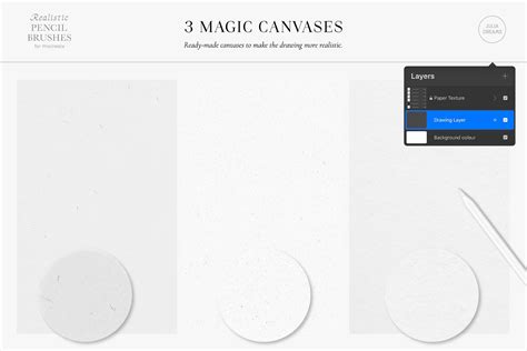 Realistic Pencil Procreate Brushes Design Cuts