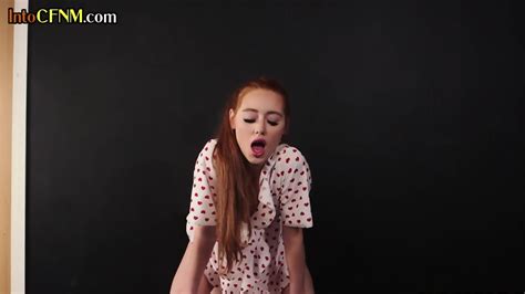 Cfnm Redhead Babe In Dress N High Heel Boots Gives Femdom Hj