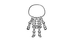 How To Draw A Skeleton Step By Step Hand Of Art How To Draw A Skeleton Step By Step Hand Of Art
