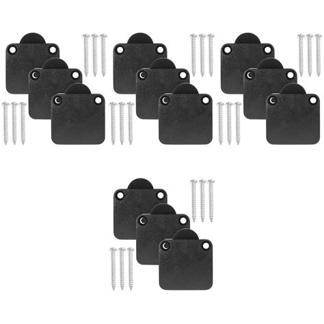 4 Pieces Motion Cabinet Light Switch Multiple Job Switch 3 8x3 3cm Black