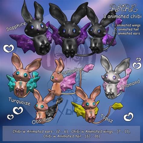 Second Life Marketplace 15yokai Chibi Chibi W Animated Tail