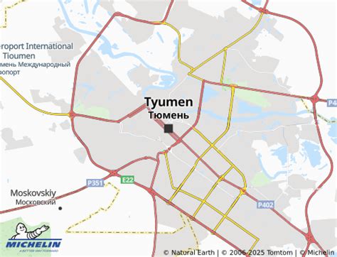 Michelin Landkarte Tjumen Viamichelin
