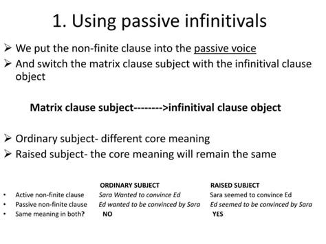 Non Finite Clauses And Clauses Without Verbs Chapter 13 Ppt