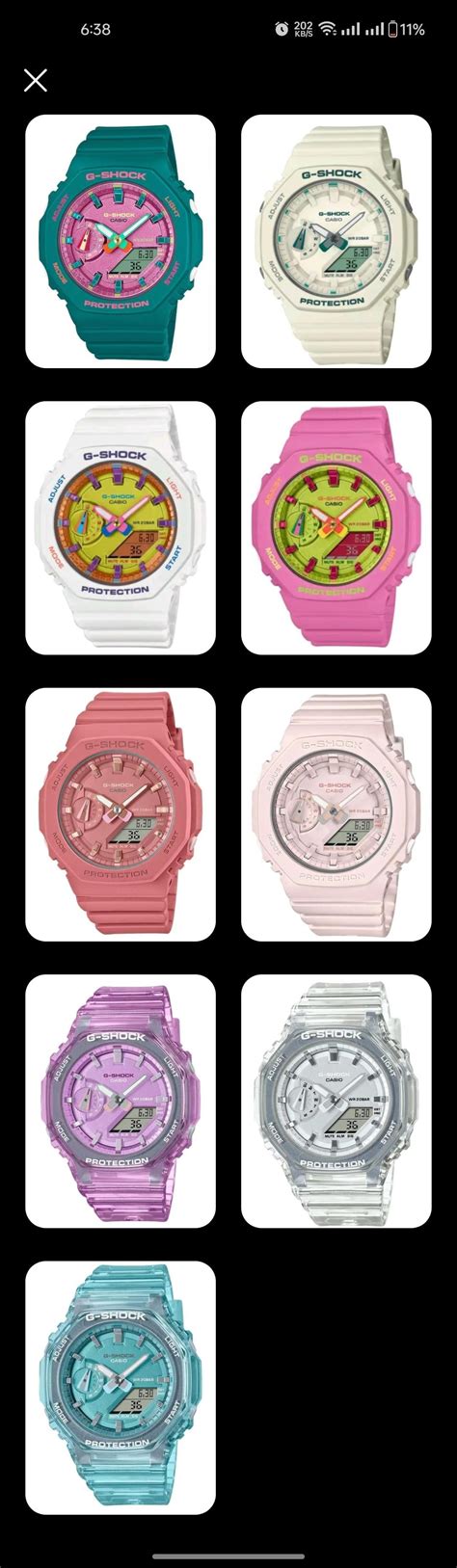 Help Me Decide A Versatile Color Scheme For The Casioak Please R Gshock