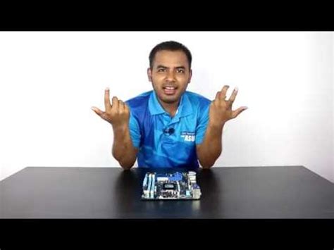 Asus H61M-K for intel LGA1155 socket 3rd/2nd Generation processor - YouTube