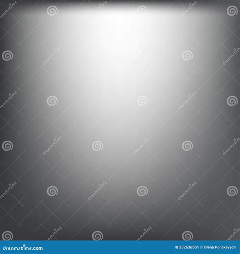 Gray Gradient Background Soft Light At Top Smooth Shading Transition Dark Vignette Edges