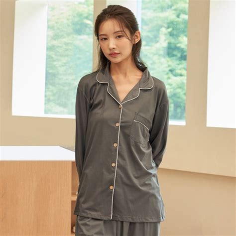 도씨 여성용 피치기모 솔리드 긴팔 카라 커플잠옷 상하 세트 최저가 검색 최저가 원 할인 알림