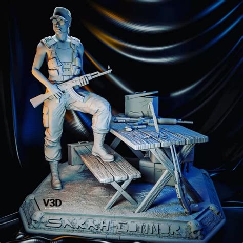 Sarah Connor Terminator Wildlife Figure Free High Quality Models