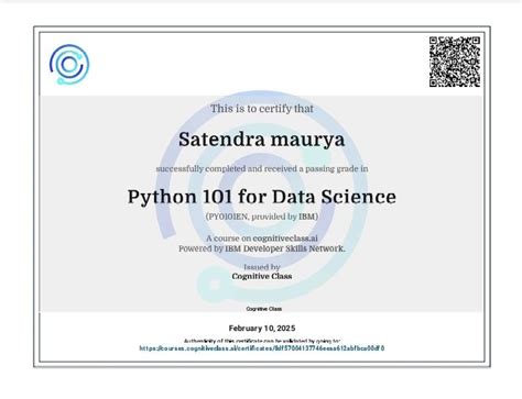 Ibm Python Ibmce Certification Learning Satendra Maurya