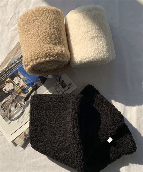 🚀당일발송🚀뽀미 양털 목도리 부드러운 보아털 에코퍼 퍼 에이블리