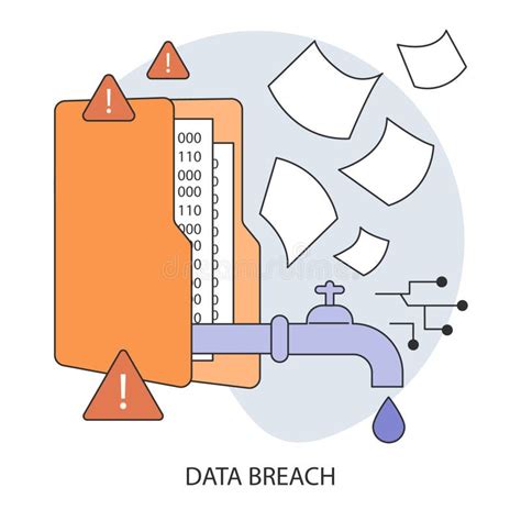 Data Breach Or Leak Confidential Information Database Breakout Stock