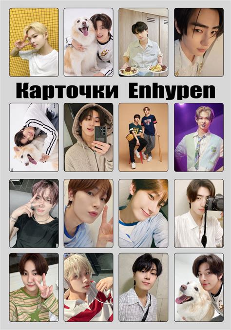 Карточки енхайпен Enhypen купить с доставкой по выгодным ценам в интернет магазине Ozon