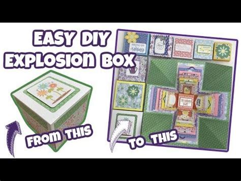 EASY DIY EXPLOSION BOX AWESOME MUST SEE DIY BUDGET FRIENDLY Explosion Box Diy On A Budget