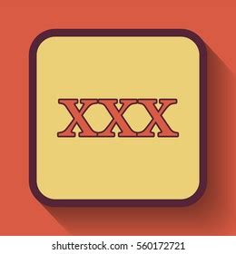 Xxx Icon Colored Website Button On Stock Illustration 560172721 Shutterstock