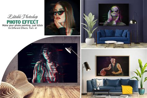 Photoshop Action Glitch Photoshop Photo Effect