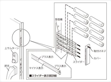 玄関ドアの電気錠におけるドア本体（扉）の電池を交換する方法 Lixil Qanda （よくあるお問い合わせ）