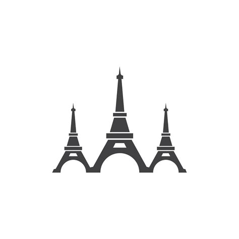 Eiffel Tower Icon Vector Illustration 22096841 Vector Art At Vecteezy