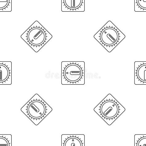 Timer Clock Icon Outline Style Stock Vector Illustration Of Reminder