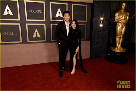 Simu Liu And Girlfriend Allison Hsu Couple Up For Academy Of Motion Pictures Arts And Sciences