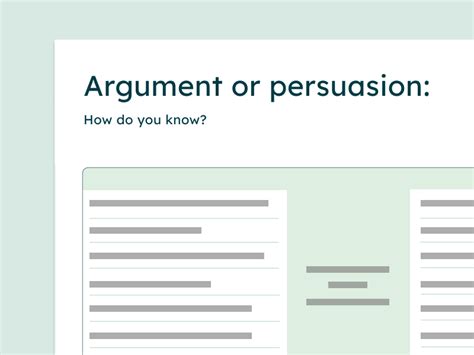 Argumentation Or Persuasion Poster