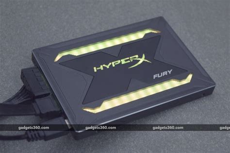 HyperX Fury RGB LED SSD Review Gadgets 360