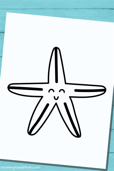 Free Printable Starfish Template And Outlines For Best Ocean Crafts