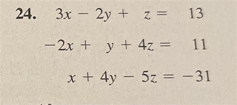 Solved Please Solve This Using The Inverse Matrix Method I