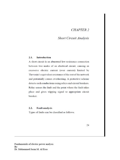 Symmetrical Faults Analysis Pdf