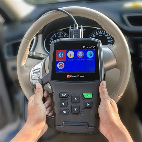 Bosscomm Kmax850 Universal Car Key Fob Programmer Programming Diagnostic Tool Hardey Auto