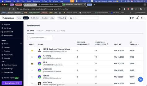 Datascience Ai Continuouslearning Datacamp Coding Oey Darryl