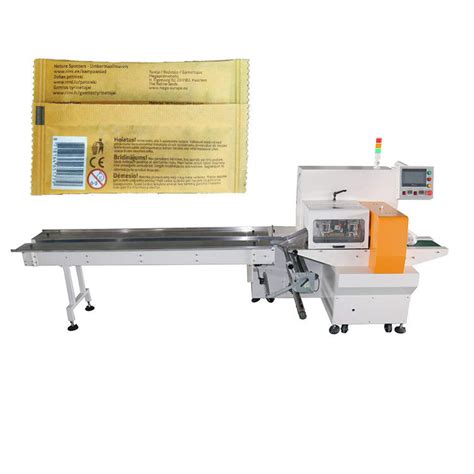 150bag Min Horizontal Flow Wrapper With Touch Screen