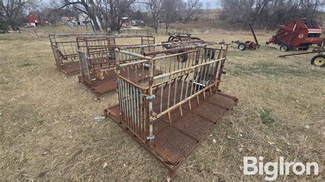 Raised Deck Farrowing Crate Agriculture Bigiron Raised Deck Farrowing Crate Agriculture Bigiron
