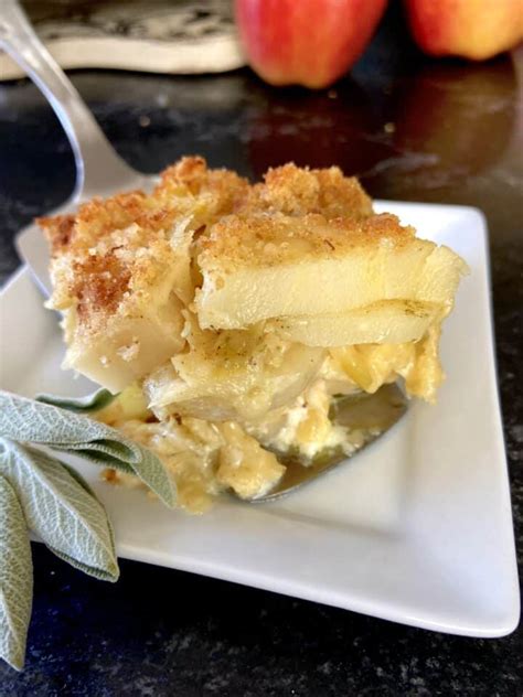 Creamy Parsnip Gratin Smartypantskitchen